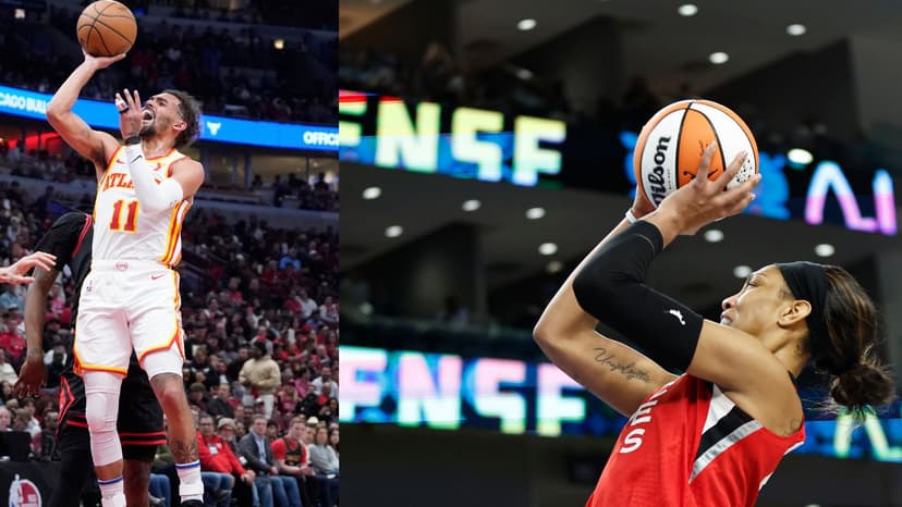 Trae Young and Other NBA Stars Ecstatically React to A'ja Wilson's Game ...