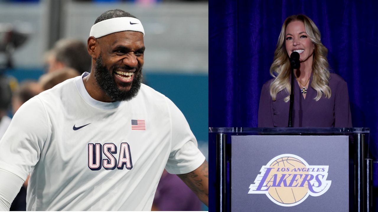 LeBron James 'Happy International Women's Day' Moment With Jeanie Buss ...