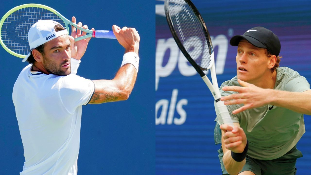 Matteo Berrettini Hilariously Mimics Jannik Sinner in Front of Him After Pulling Off Win in ...