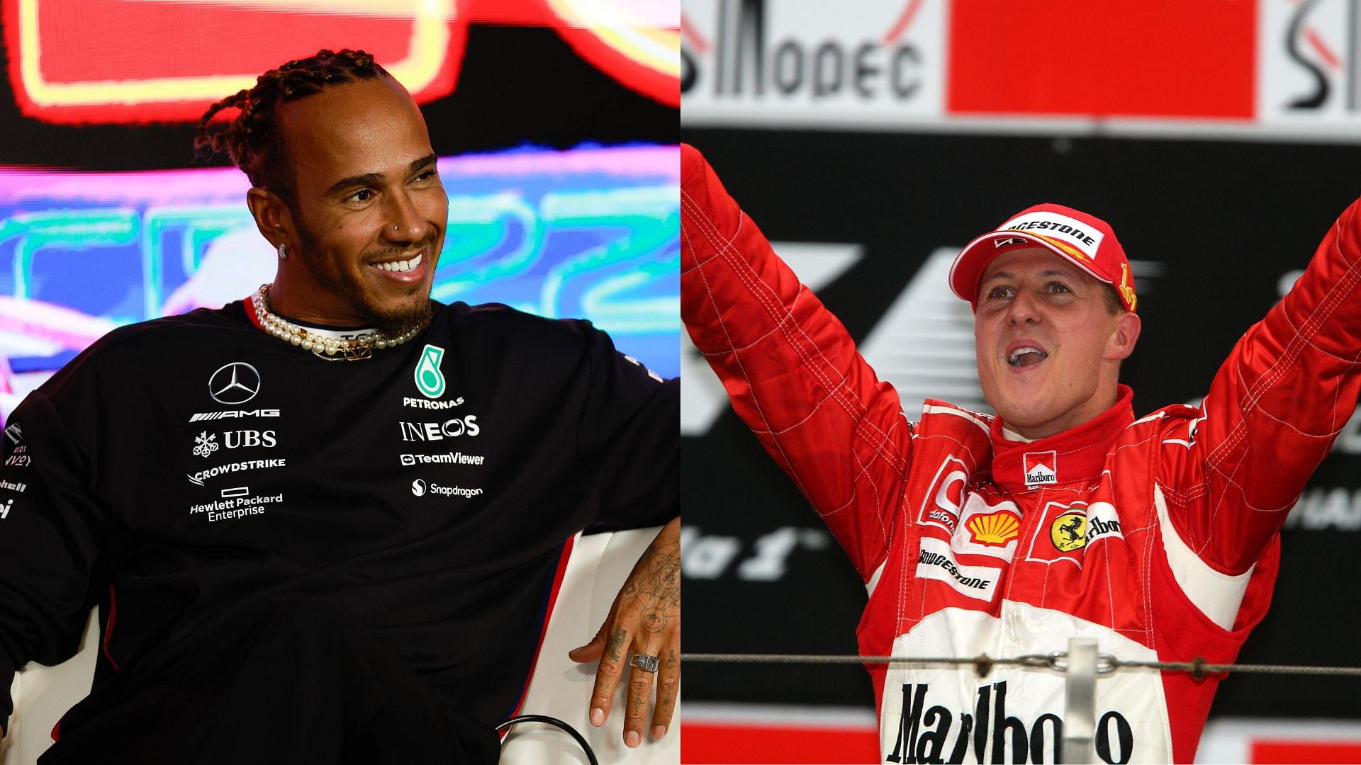 Lewis Hamilton warned he won't replicate Michael Schumacher's car ... Lewis Hamilton warned he won't replicate Michael Schumacher's car ...
