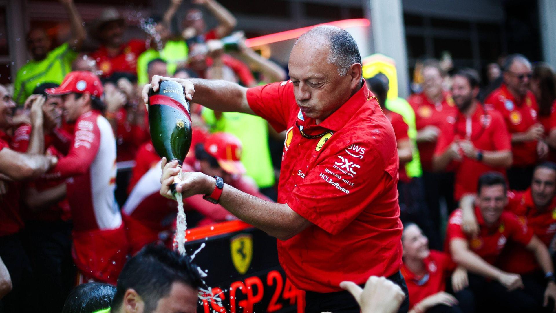 Ferrari Drops F1’s Podium Champagne for $450 Mumm Bottle to Celebrate ...