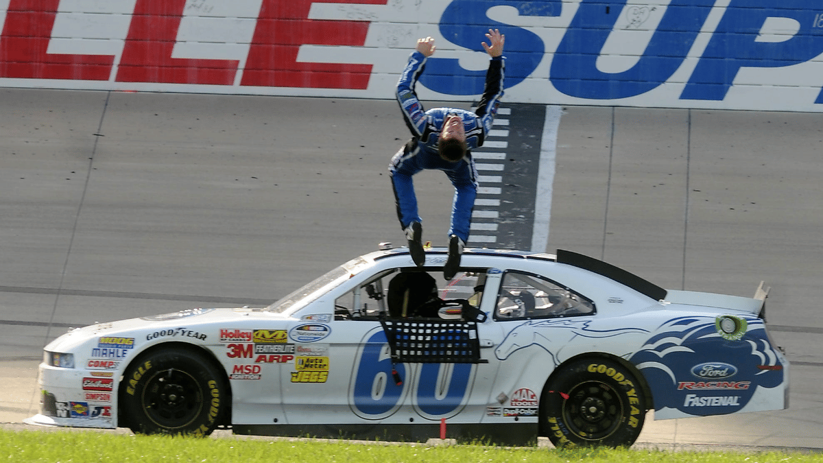 Carl Edwards Backflip: Origins Of The Iconic NASCAR Celebration - The ...