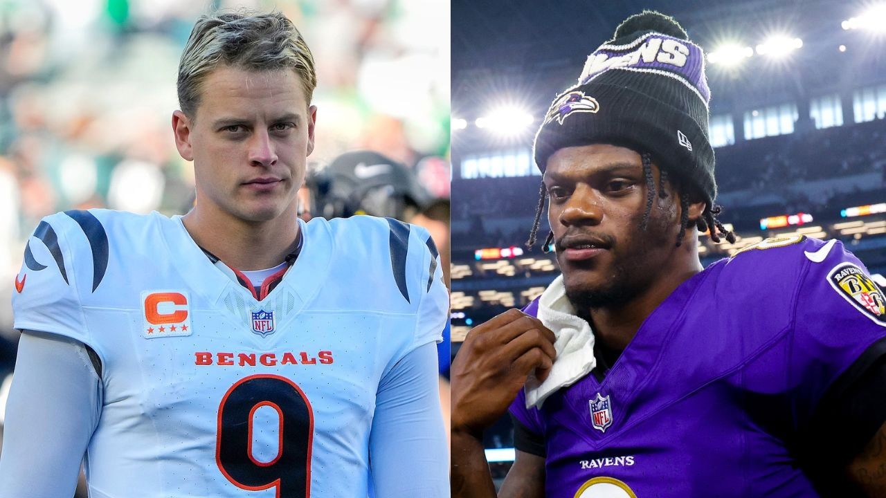 Lamar Jackson in Denim Shorts to Joe Burrow in Pink Jacket & Shoes ...