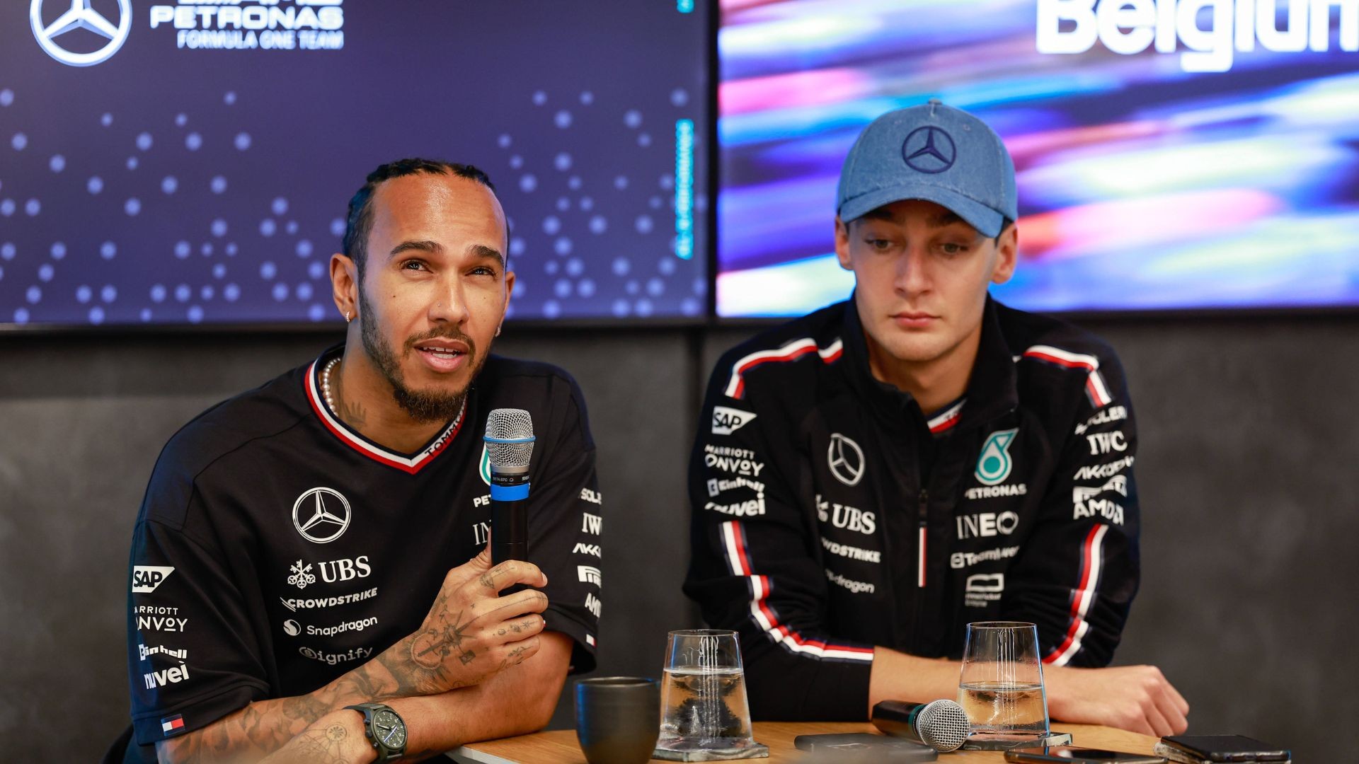 Lewis Hamilton’s Reaction to George Russell’s ‘Win’ Made Things ‘Tense ...