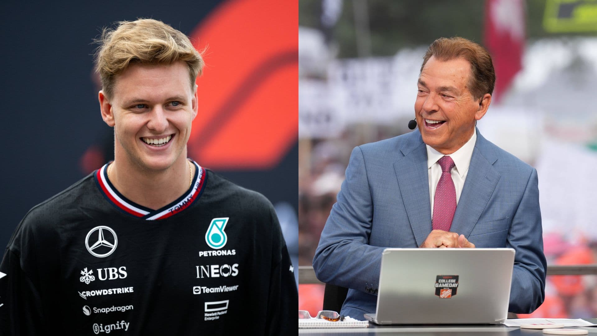 “When Are You Gonna Brake?”: Nick Saban Left Sweating After a Hot Lap ...