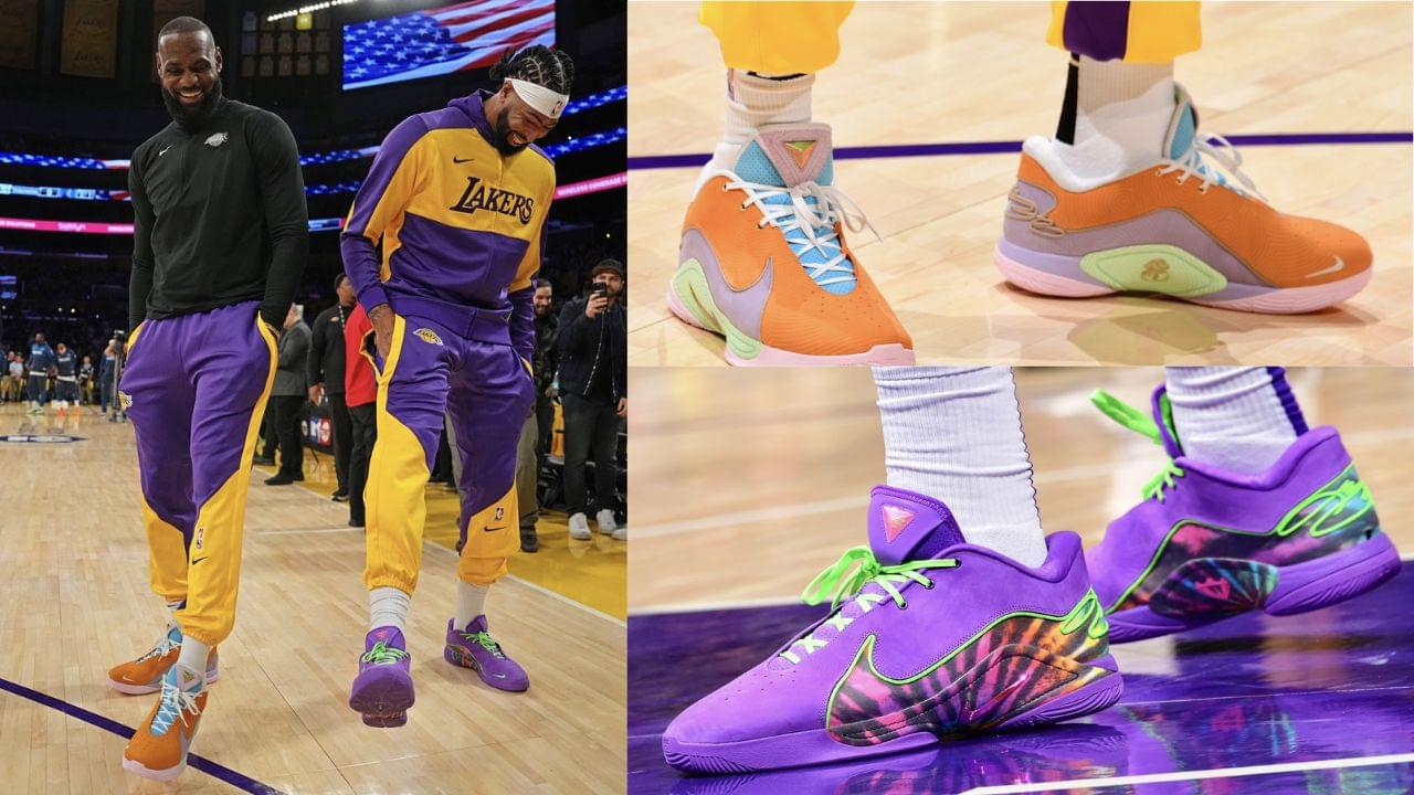 Nike LeBron 22s: LeBron James and Anthony Davis Debut New Colorways vs ...
