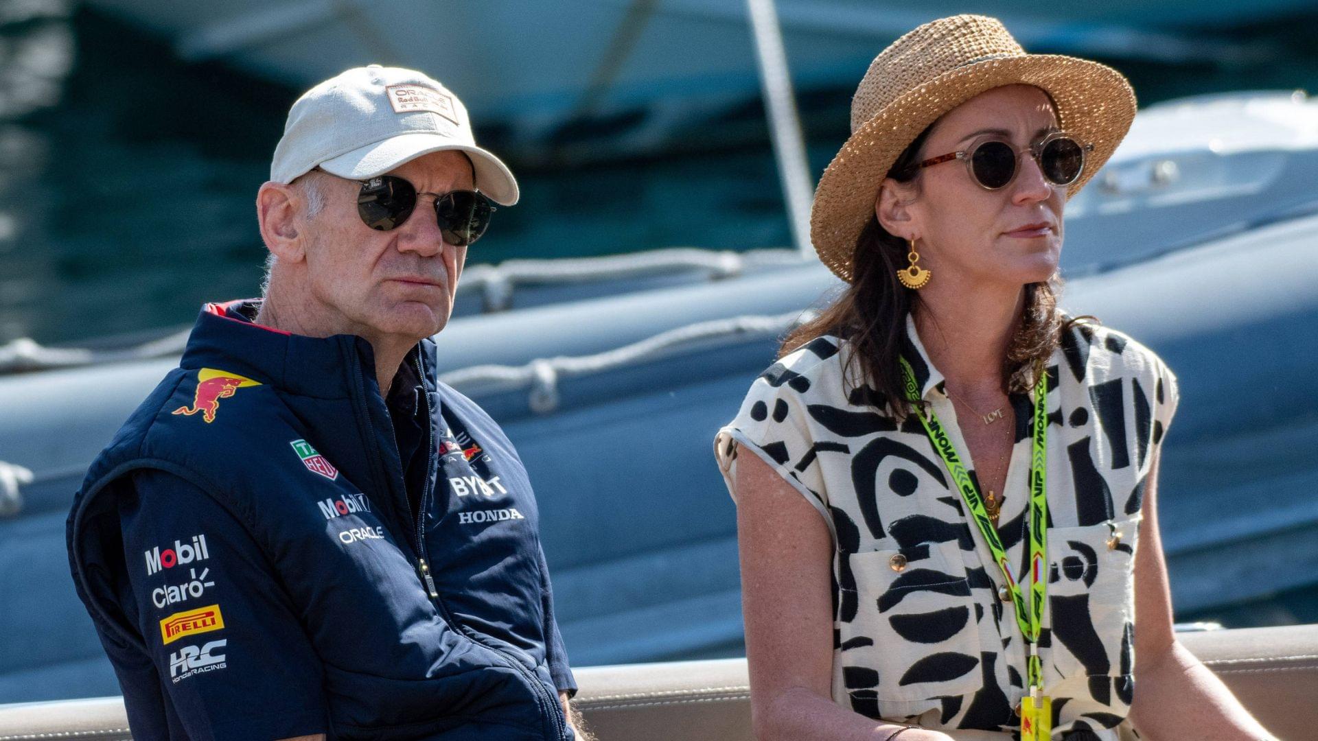 Adrian Newey's Wife Falls For "Hawk Tuah" Flag-Waving Hoax: "The World’s Gone Mad” - The SportsRush