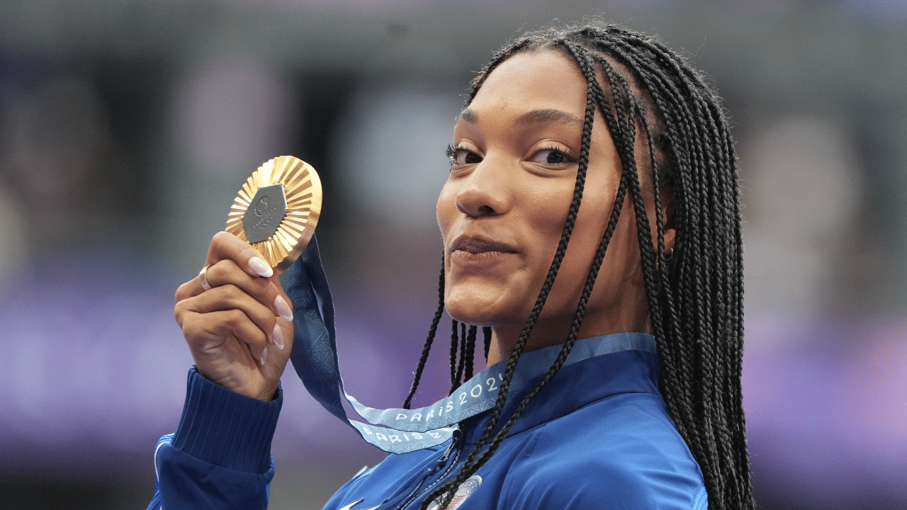 "My Gold is Peeling": Tara Davis-Woodhall Addresses Paris Olympics ...