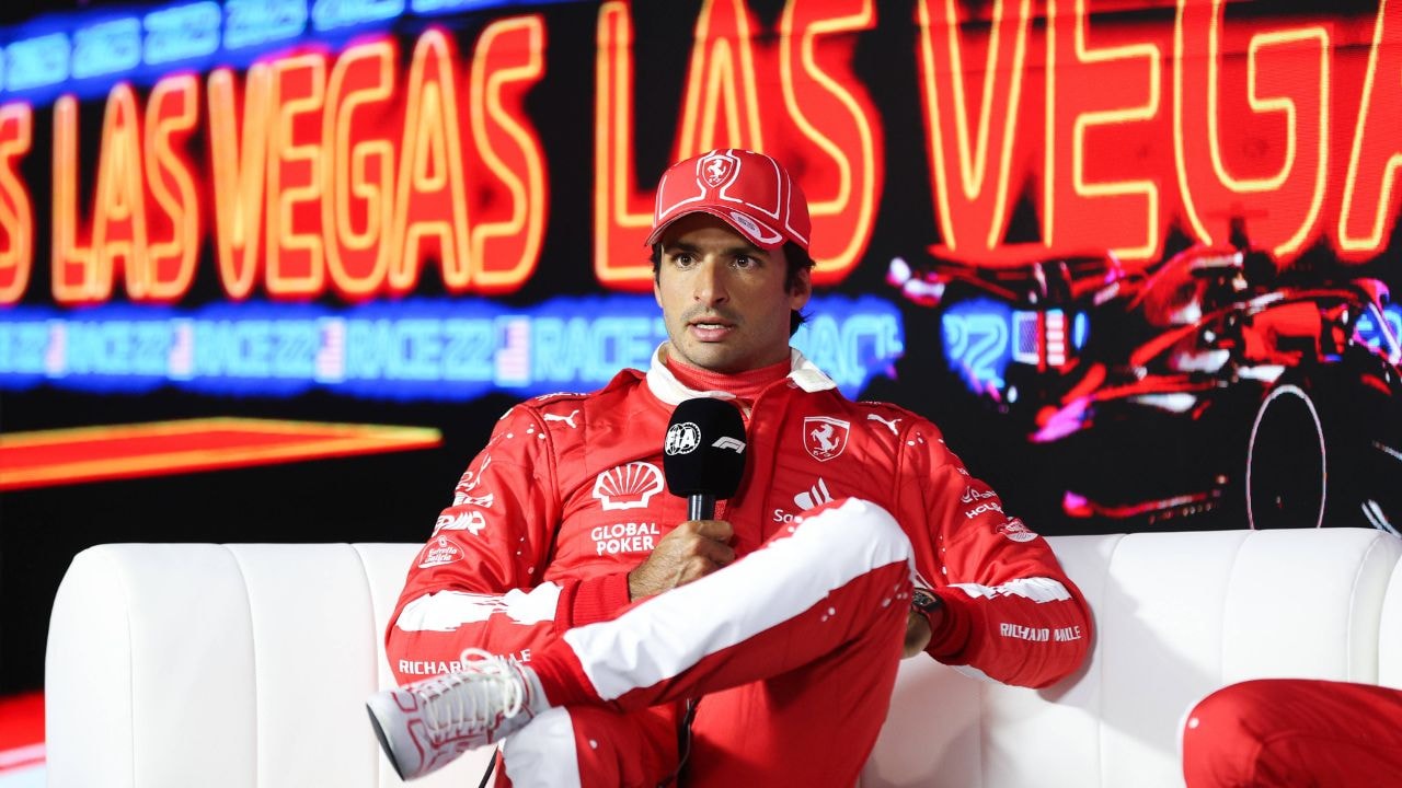 Carlos Sainz Jokes About Las Vegas GP Drain Cover Incident: 'Name the ...