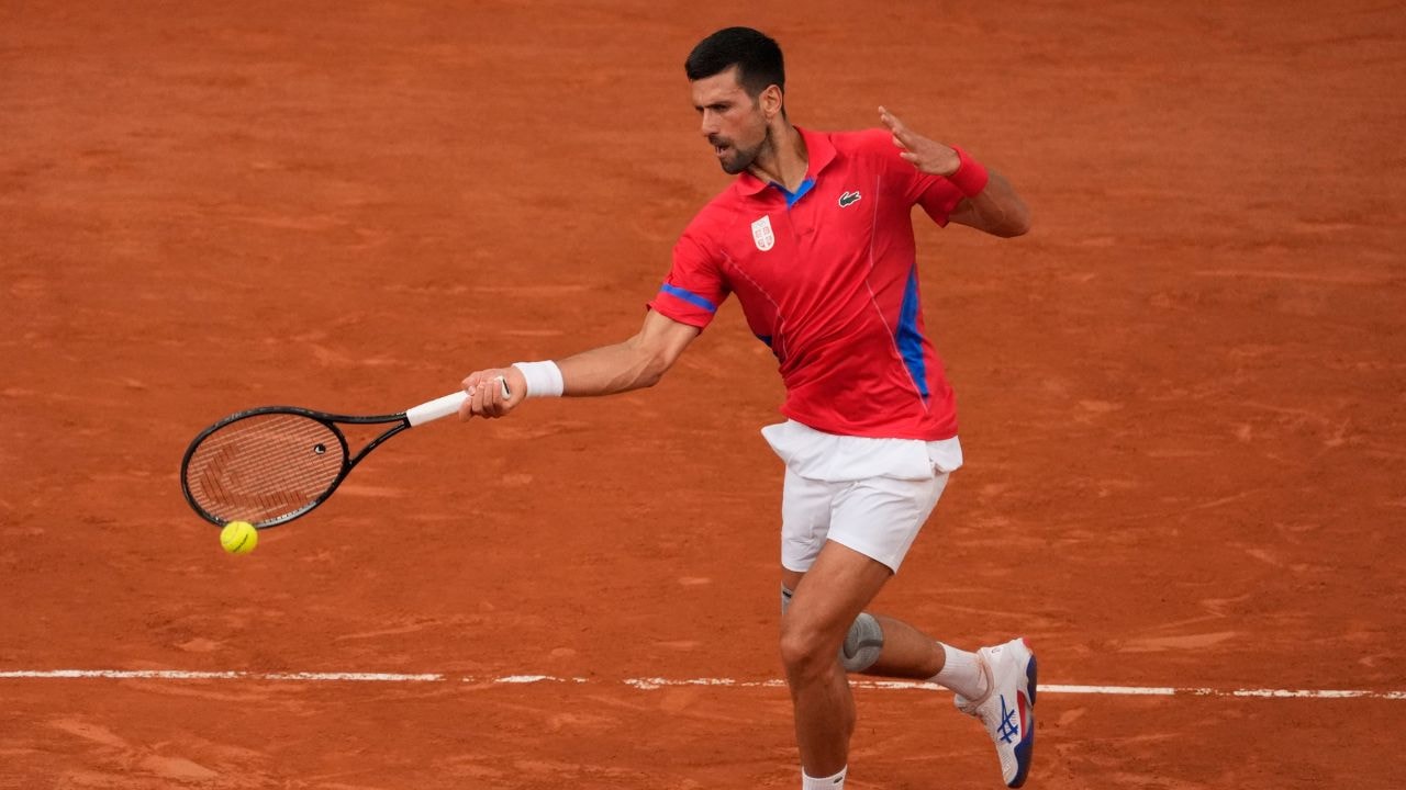 4 Best Novak Djokovic Points of 2024 Ft. Passing Forehand vs Stefanos Tsitsipas at Paris ...