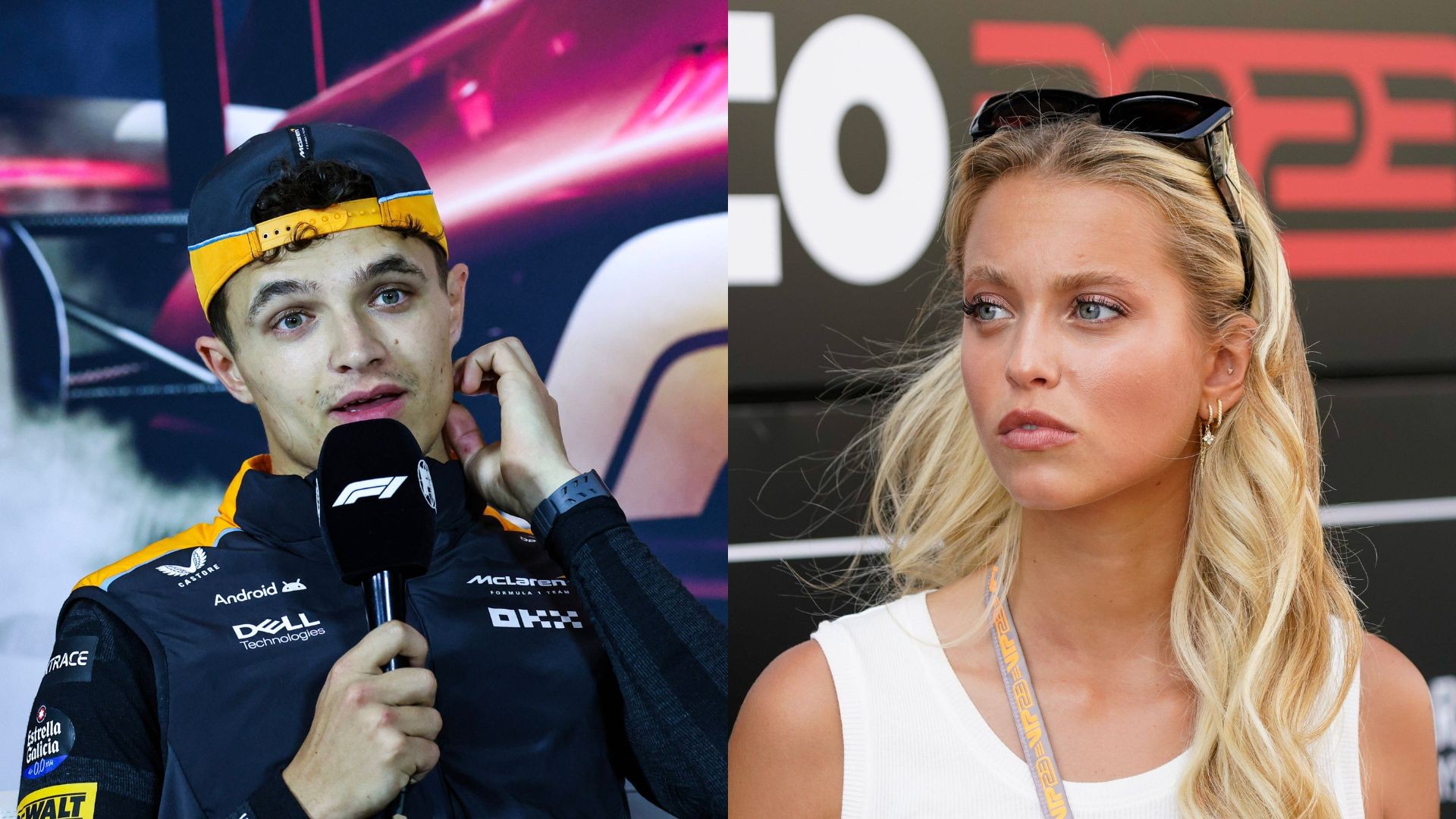 Lando Norris Attempts to Hide From Camera While Partying With Rumored GF Magui Corceiro in Dubai ...