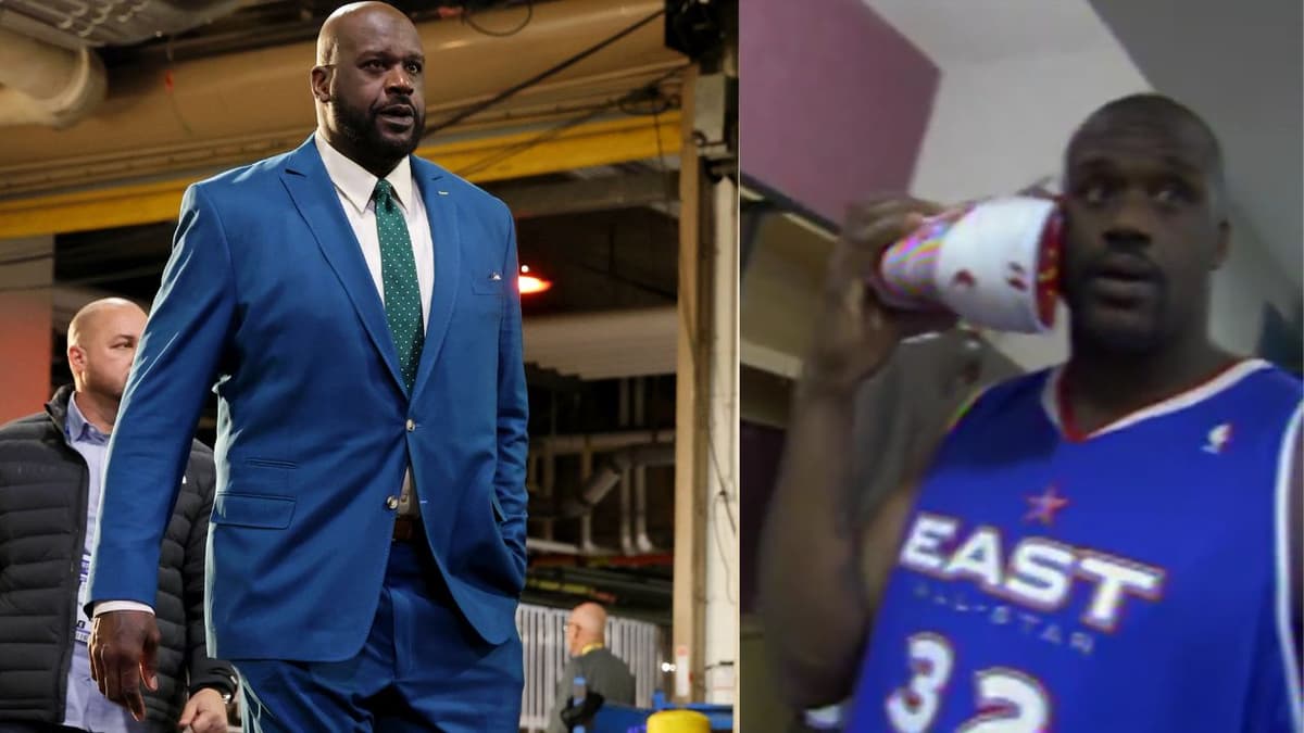 Shaquille O’Neal Left Allen Iverson Stumped with Shoe Phone at the All ...