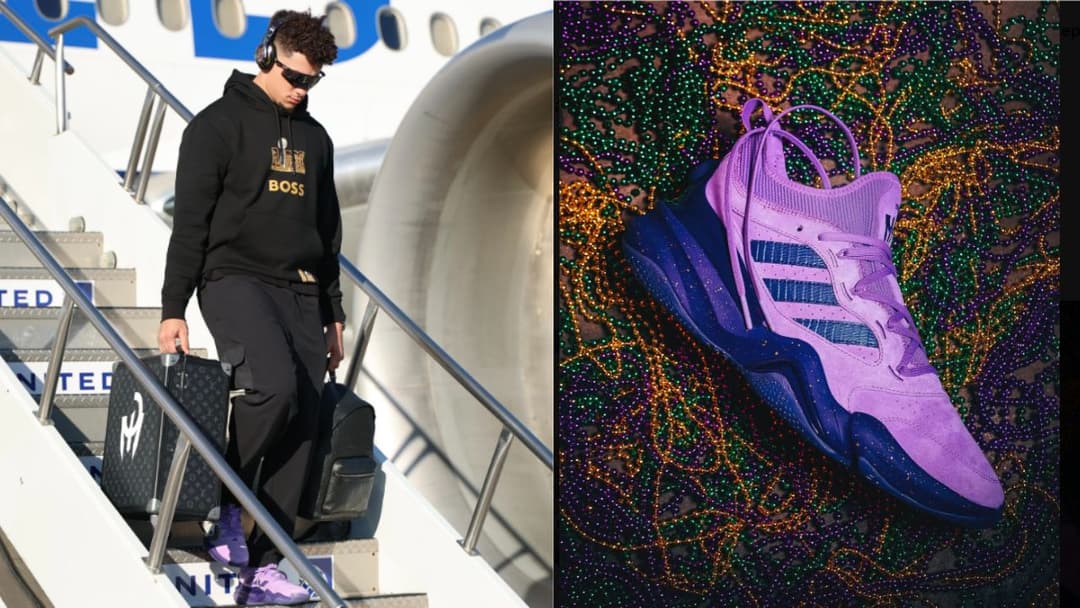 NFL Fans Impressed as Patrick Mahomes Dons $150 Adidas Sneakers Upon ...