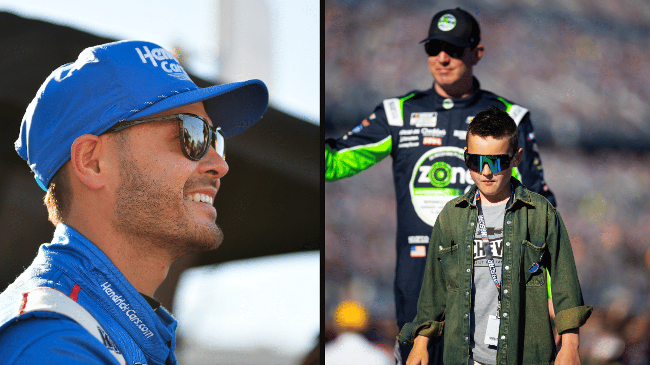 Kyle Larson Playfully Mocks Kyle Busch Being Dominated By Son Brexton ...