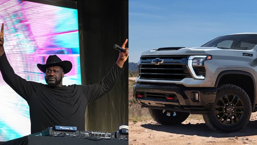 Shaquille O'Neal 'Cries' Upon Being Gifted A $37,000 Chevy Truck For ...