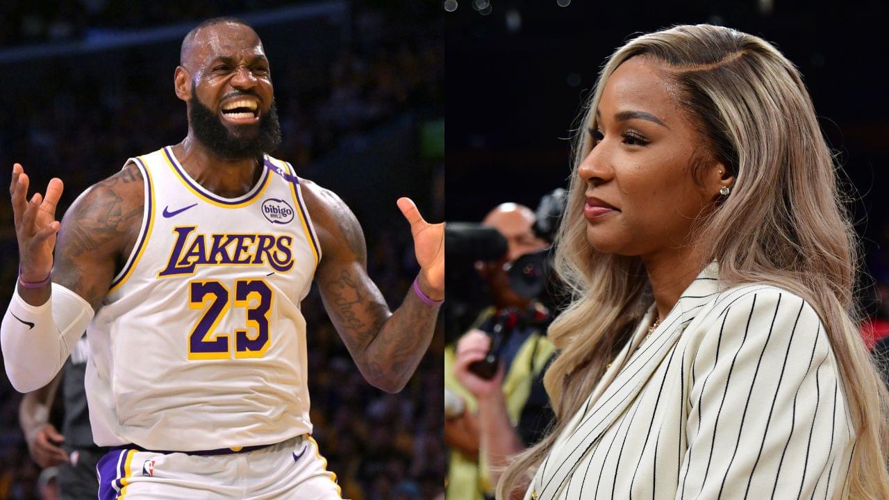 LeBron James Emulating Proposing To Wife Savannah On National TV During Lakers Game 1 Has ...