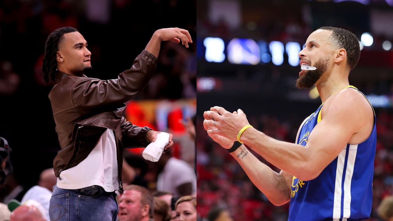 'CJ Stroud Fraternizing With The Enemy': NBA Fans Concerned Over Steph ...