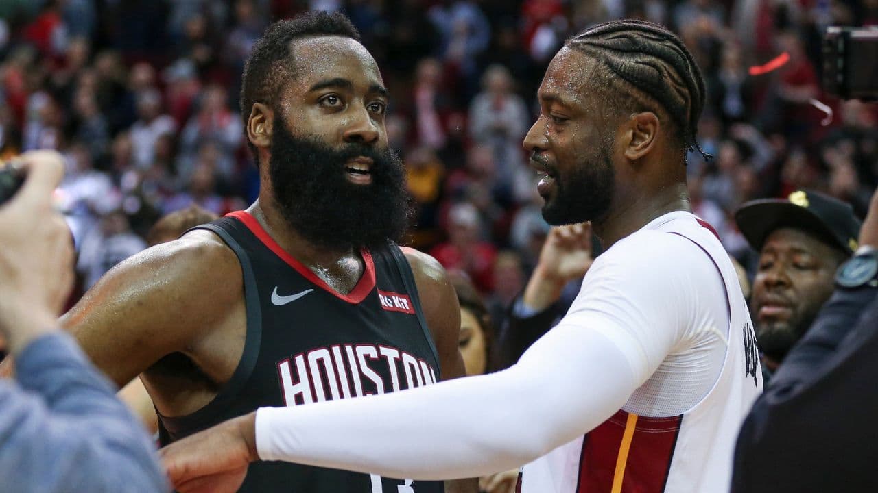 “Tell James Harden He Gotta Cut Off His Beard”: Dwyane Wade Discusses the Yankee’s ‘No Facial ...