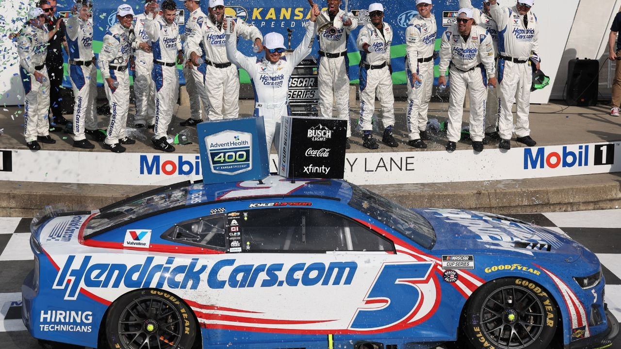Kyle Larson Hoping for More of the Same At Kansas After "Better Than ...