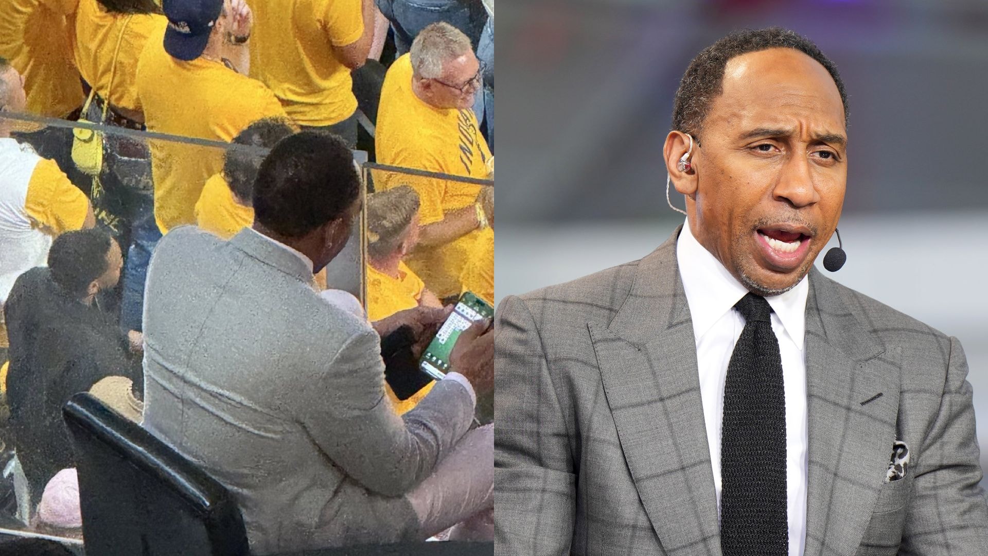 Stephen A Smith Exposed For Playing Solitaire During Pivotal Pacers ...