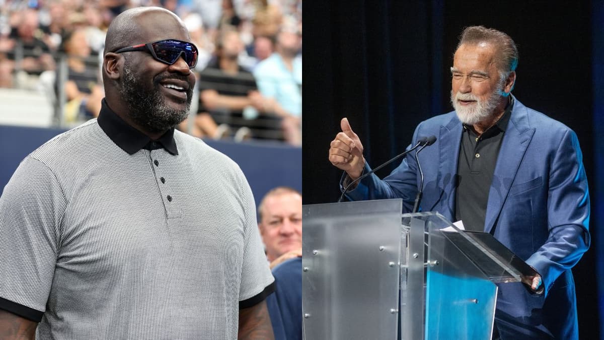 Shaquille O'Neal Offers His Acting Services To Arnold Schwarzenegger ...