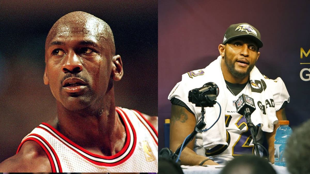 Michael Jordan Broke NFL Legend Ray Lewis' Heart When He Left the Bulls ...