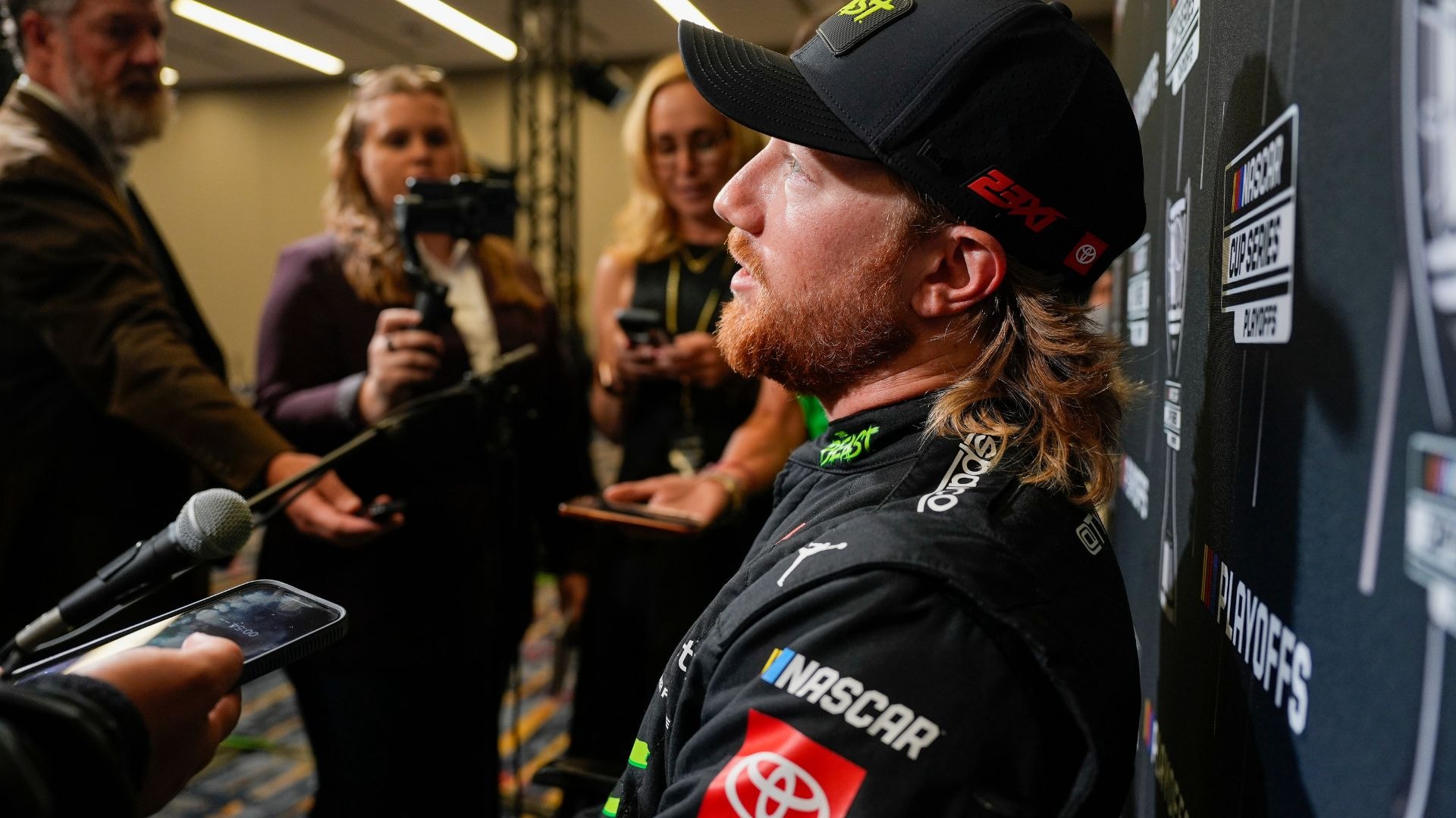 Tyler Reddick Becomes Emotional Talking About Son's Health After Wife's ...