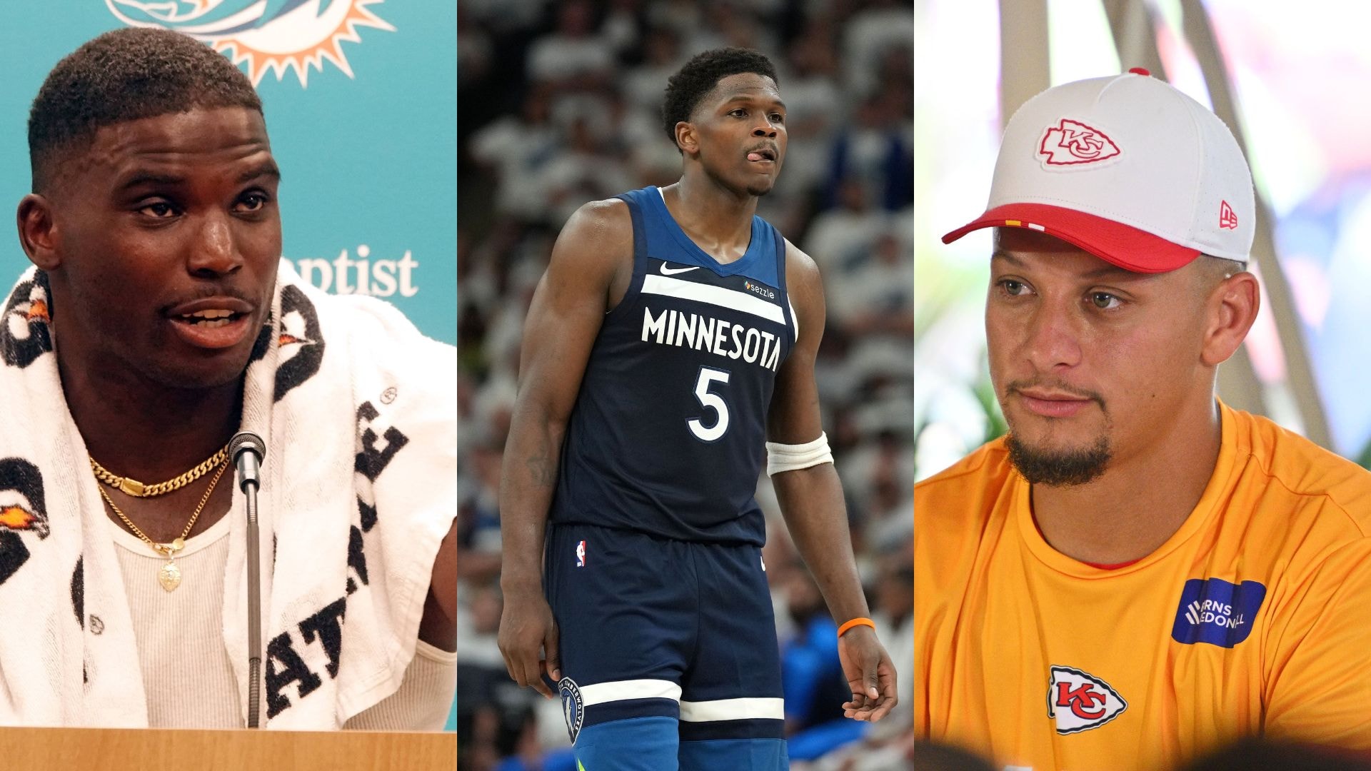 Anthony Edwards Honors Best Friend Before Turning to Patrick Mahomes ...