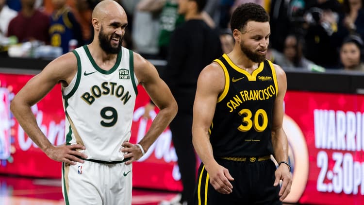 “What Have You Been Doing?!”: Steph Curry’s Shock at Derrick White’s Improved Shooting Boosted ...